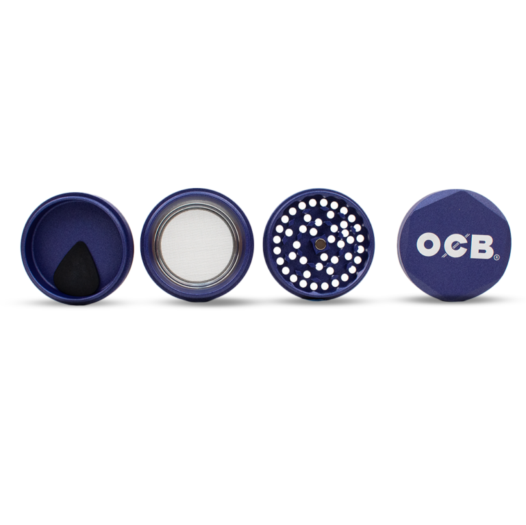 OCB GRINDER METAL 60MM 4 PARTES COLORES - La Nueva Casa Del Fumador