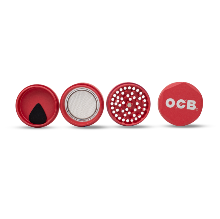 OCB GRINDER METAL 60MM 4 PARTES COLORES - La Nueva Casa Del Fumador