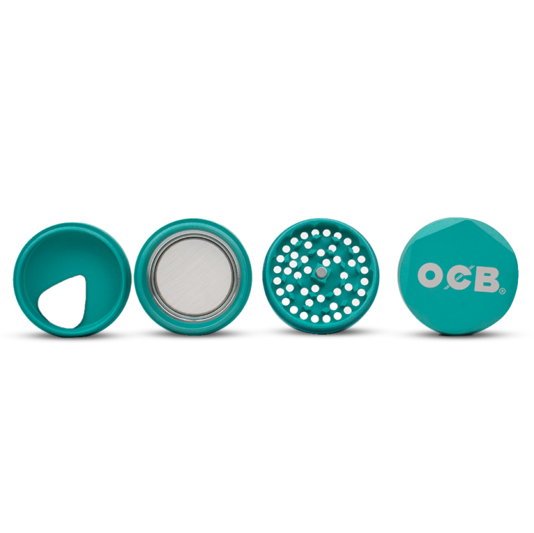 OCB GRINDER METAL 60MM 4 PARTES COLORES - La Nueva Casa Del Fumador
